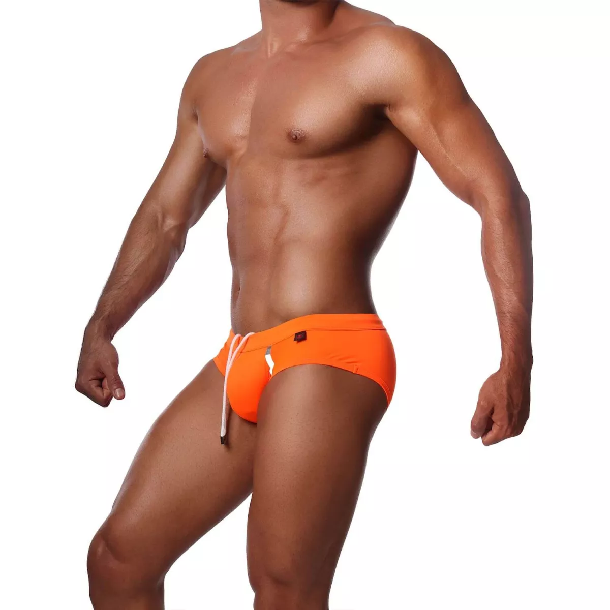 Happy Swim Briefs Neon Orange - TOFF-PARIS.com | TOF Paris Official