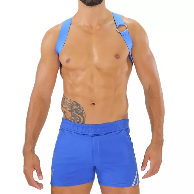 Party Boy Elastic Harness Blue | TOF Paris Official