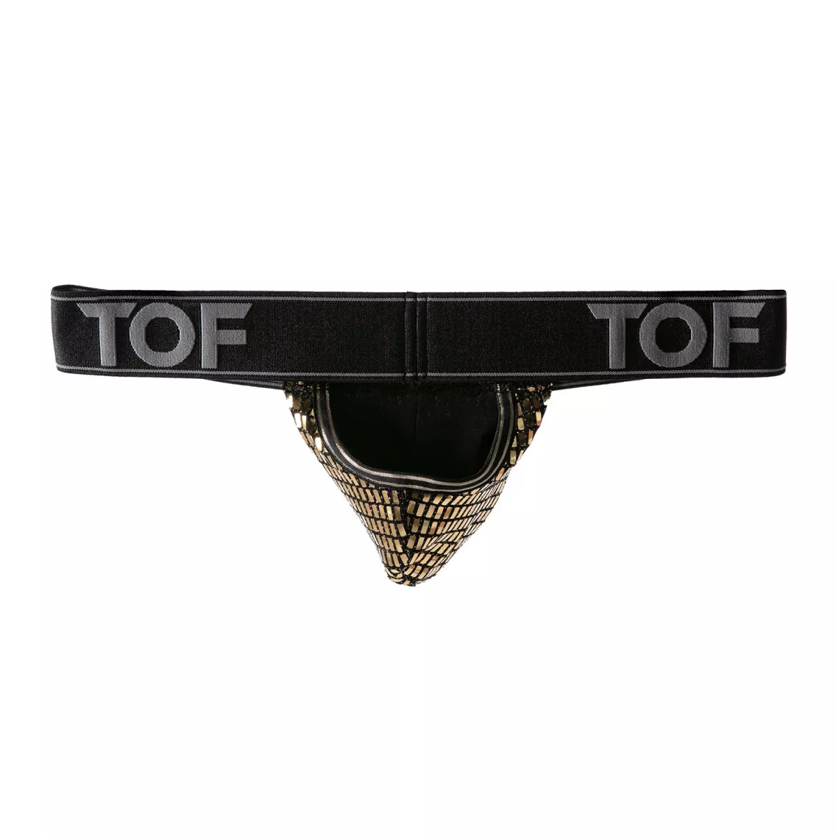Star Stringless Thong Silver | TOF Paris Official